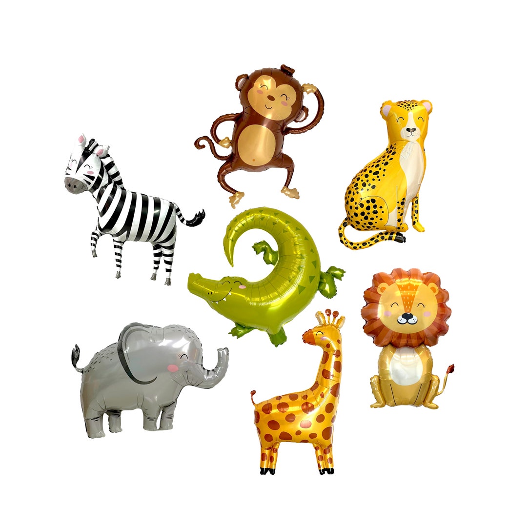 Jungle Safari Animals Balloons Safari Decorations Jungle Birthday Party ...
