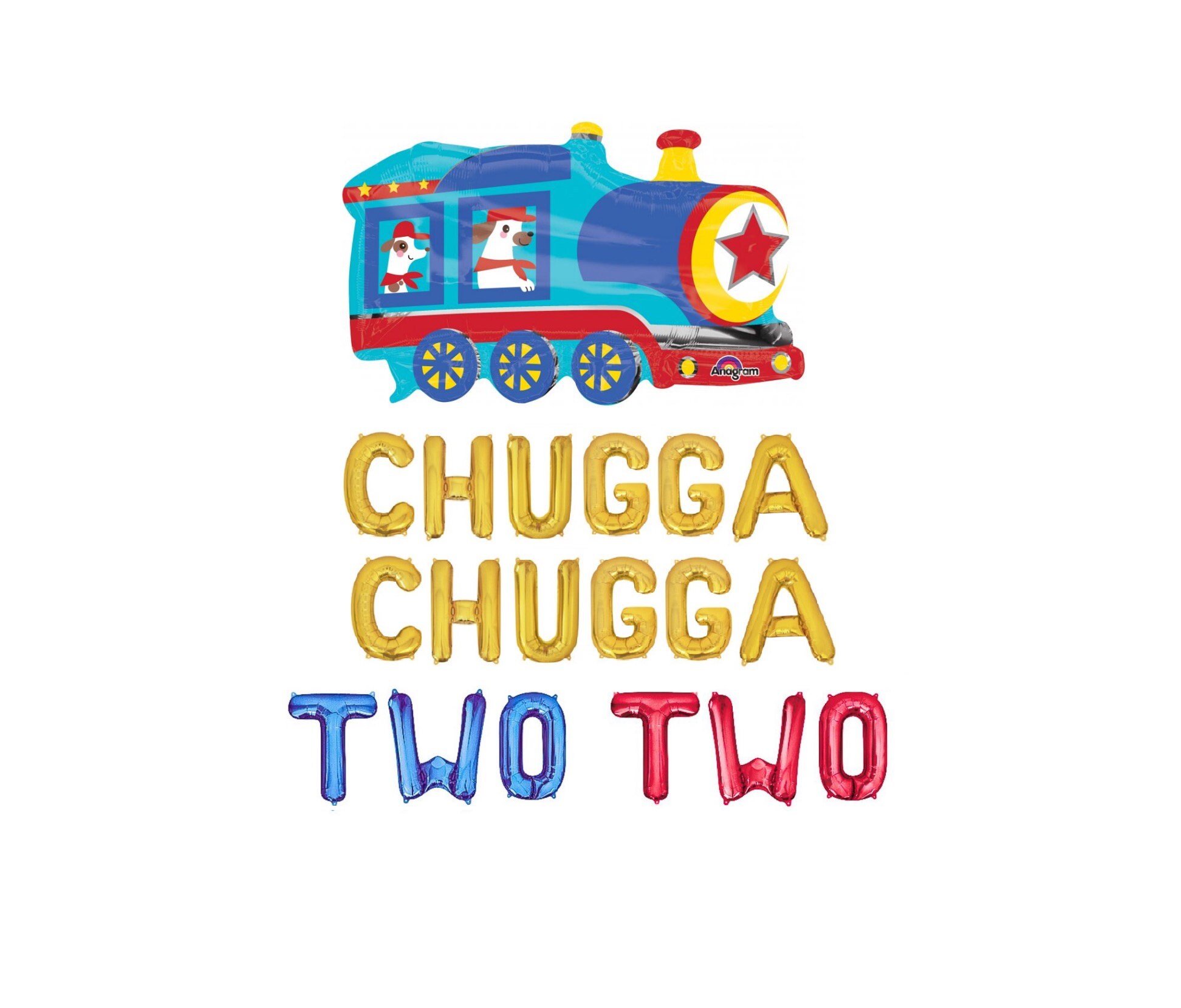 Chugga Chugga Two Two Train Themed 2nd Birthday Train Second Birthday ...