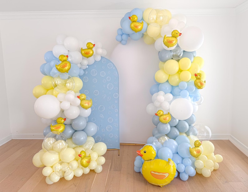 Ducky Balloon Garland Balloon Arch Yellow Rubber Duck Birthday Party ...
