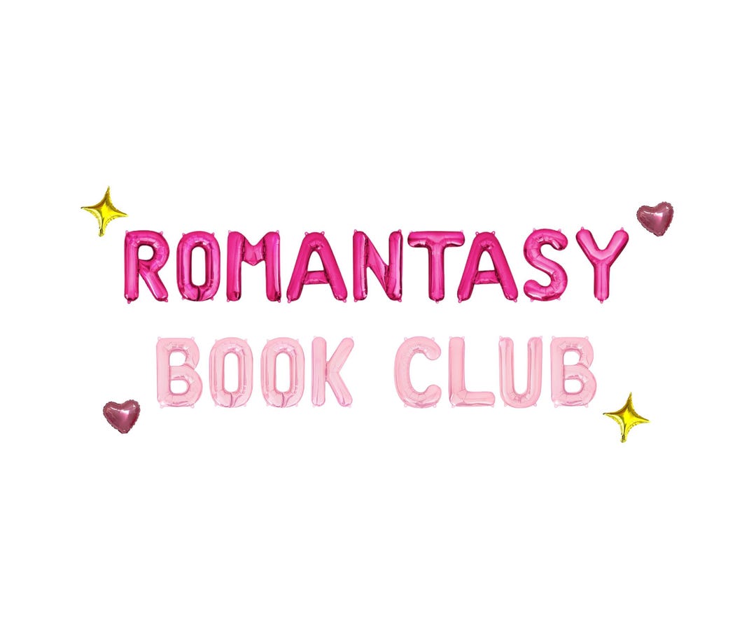 Romantasy Book Club Letter Balloon Kit Galentines Day Party Decorations ...