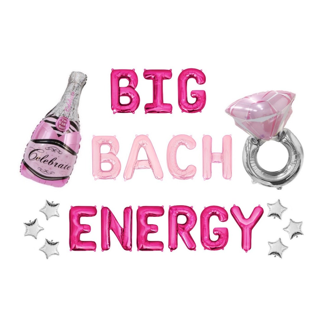 Big Bach Energy Bachelorette Party Decor Bach Party Decorations ...