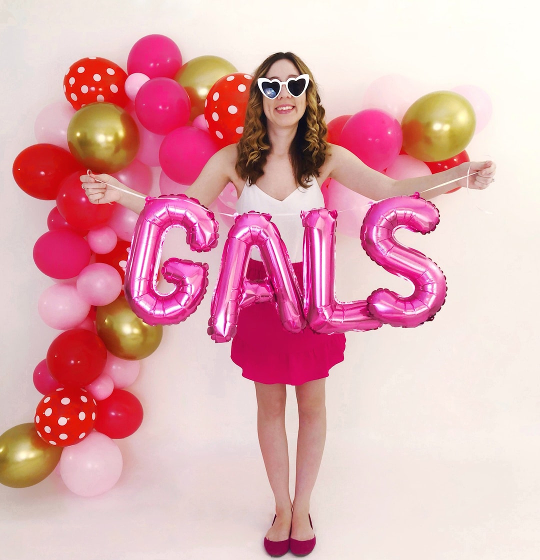 Galentines Day Balloon Kit Galentines Day Decorations Gals Balloons ...