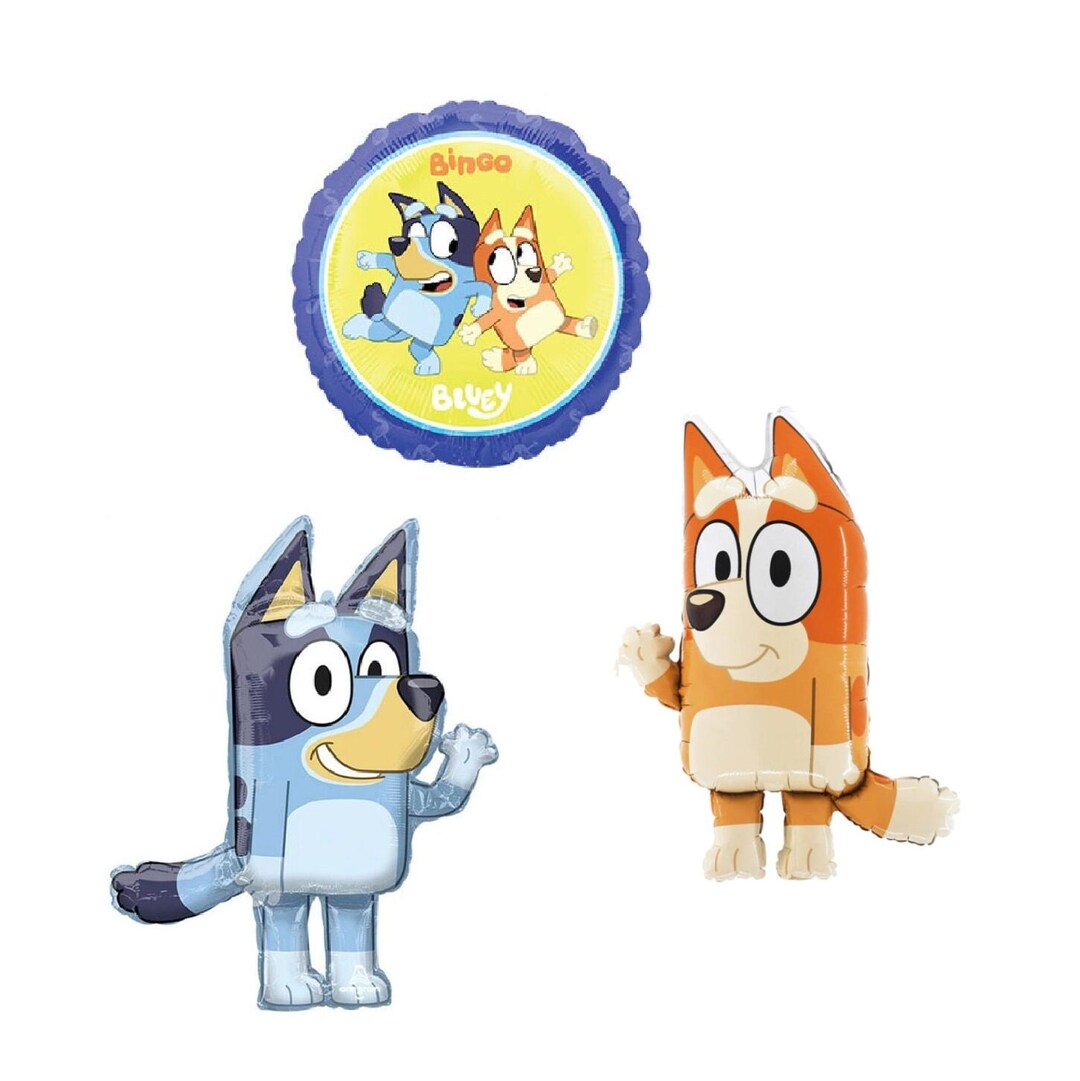 Bluey Balloons Bluey Themed Birthday Decorations Kids Bluey Birthday ...