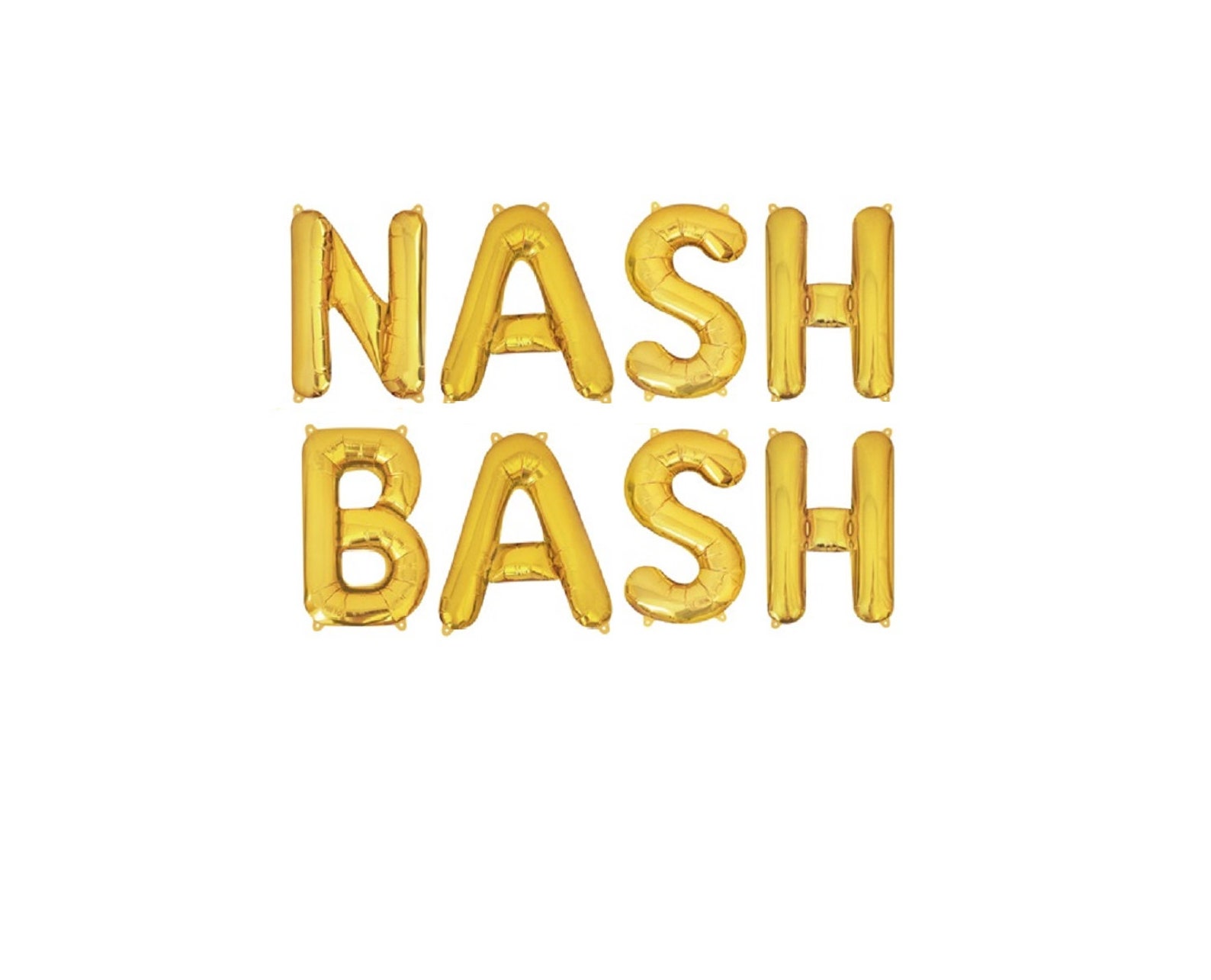 Nash Bash Balloons Nash Bash Balloon Letters Nashville Bachelorette ...