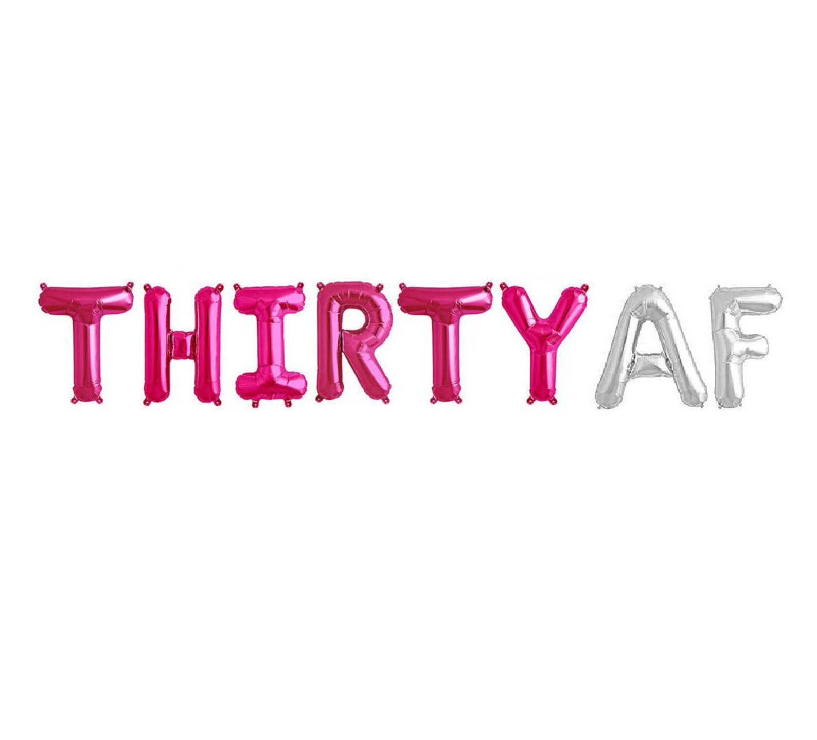 30 AF Balloons Thirty AF 30th Birthday Party Decor 30th Birthday ...