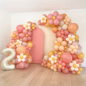 Two Groovy Birthday Party Groovy Birthday Decor Balloon Garland Balloon ...