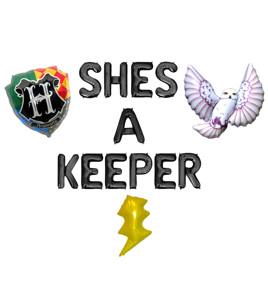 She's A Keeper Letter Balloon Kit Wizard Bachelorette Party Decorations ...