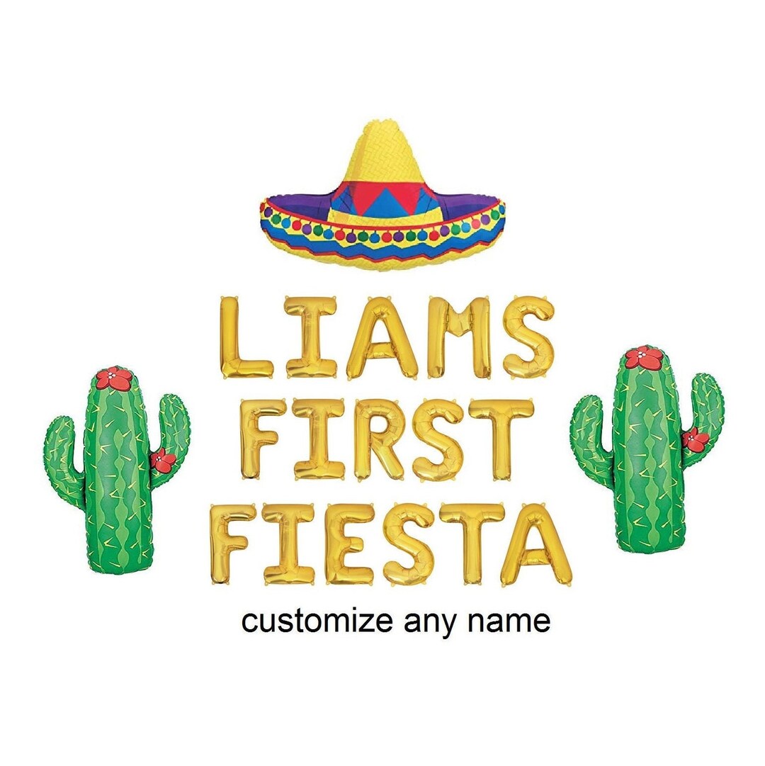 First Fiesta Balloons First Fiesta Decorations Fiesta First Birthday ...