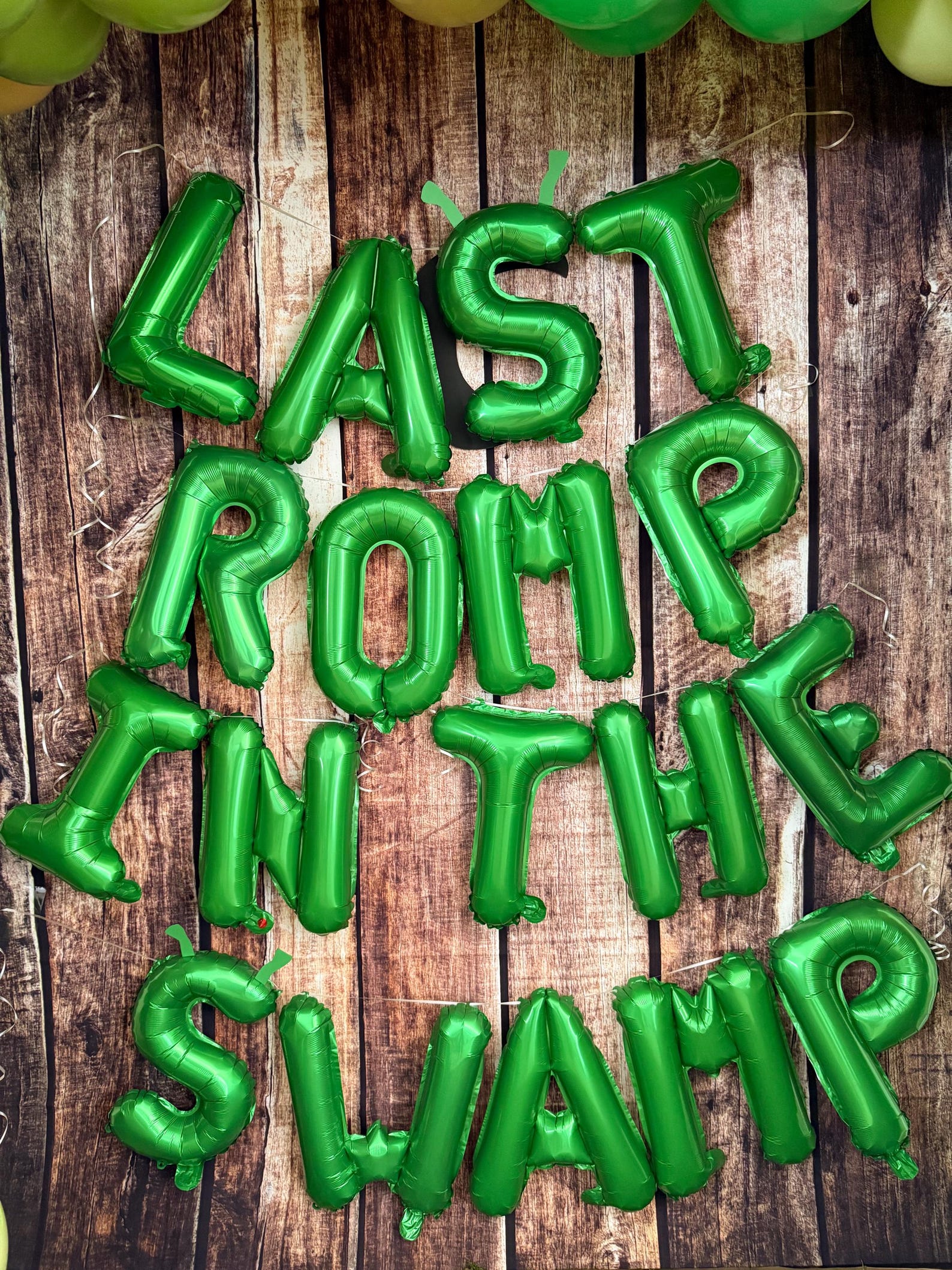 Last Romp in the Swamp Bachelorette Party Swamp Bachelorette Balloon ...