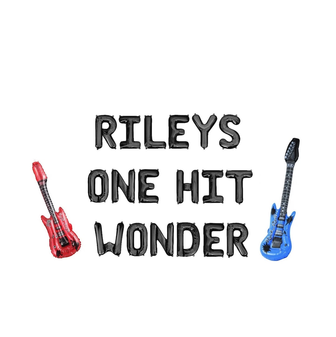 One Hit Wonder Custom Name Letter Balloon Kit 1st Birthday Party ...