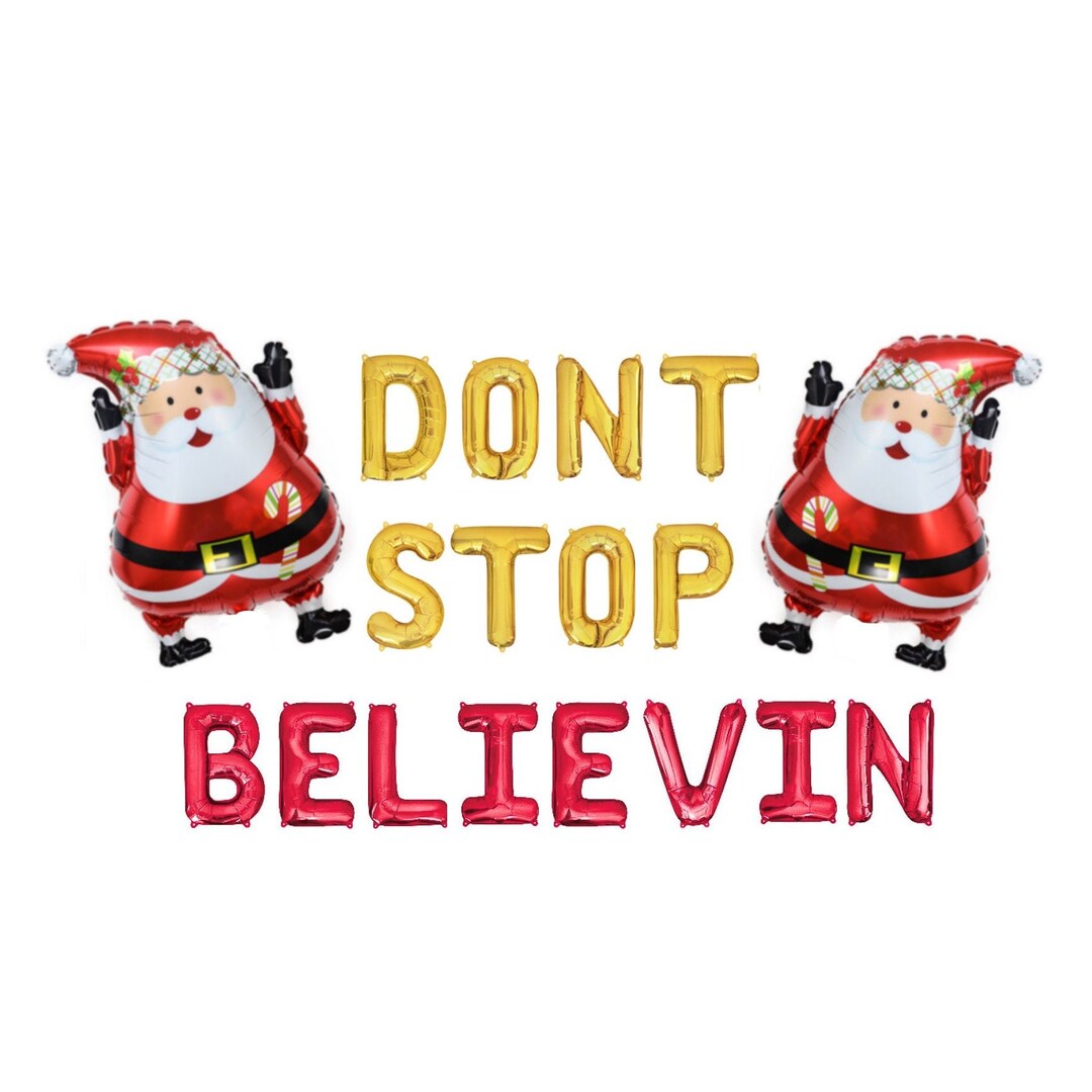 Christmas Balloon Banner Christmas Balloons Christmas Party Balloons ...