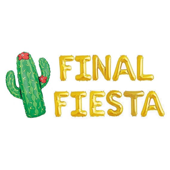 Final Fiesta Balloons Final Fiesta Bachelorette Party Decor | Etsy