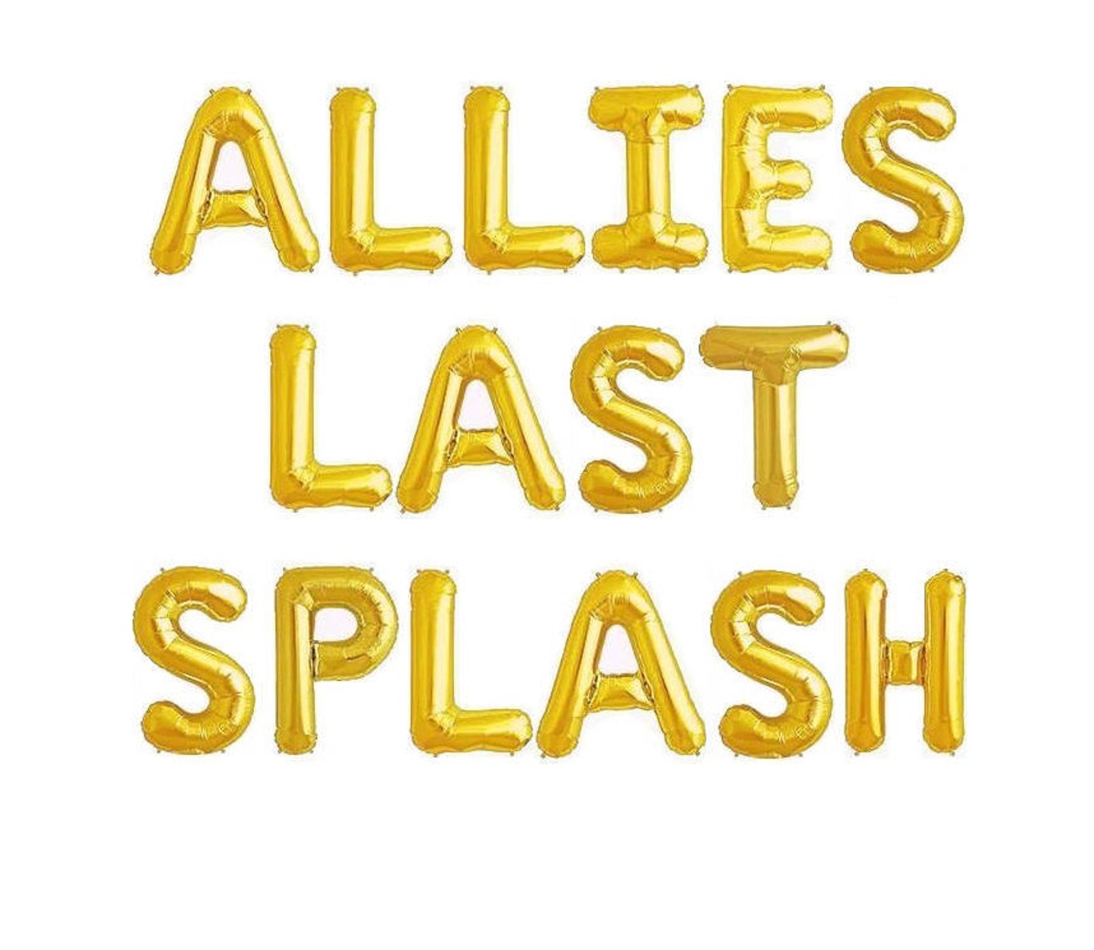 Last Splash Balloons Mermaid Bachelorette Party Decor - Etsy