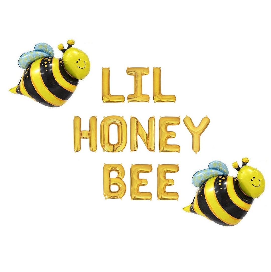 Lil Honey Bee Balloons Bee Balloons Little Hunny Bee Honey Bee Decor ...