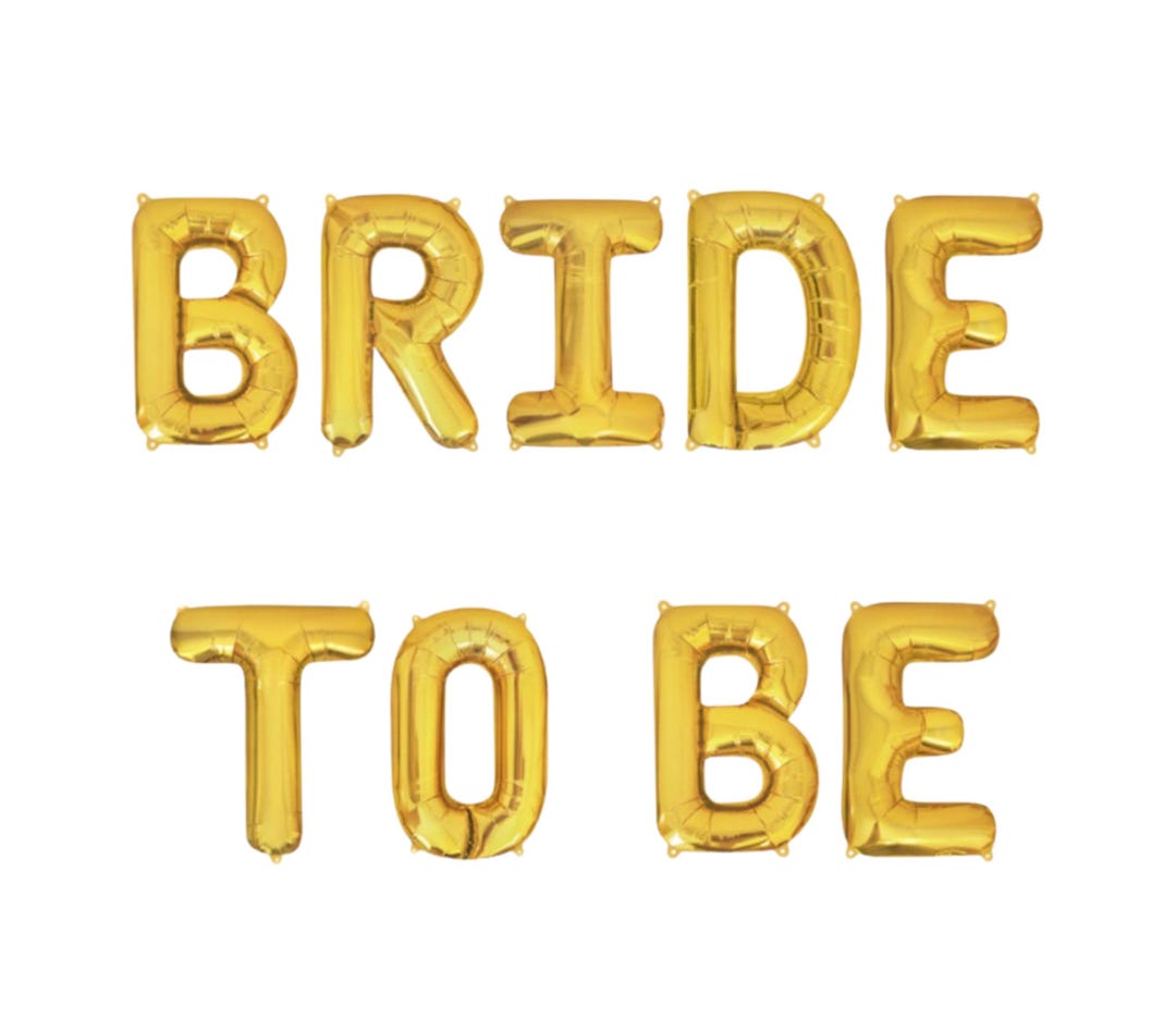 Bride to Be Letter Balloon Kit Bridal Shower Decorations Bridal Shower ...