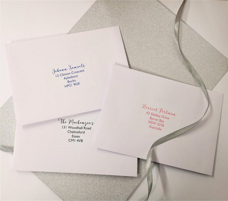 Guest Address Labels, Guest List Address Labels, Wedding Address Labels ...