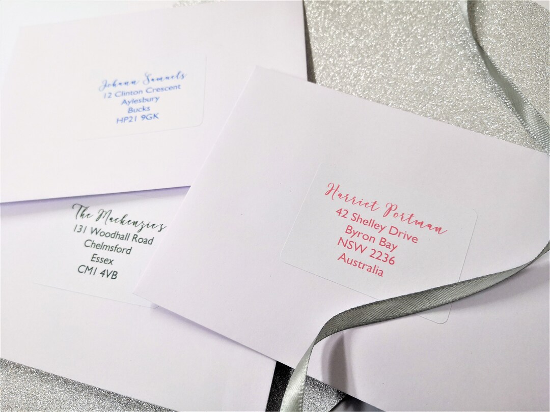 Guest Address Labels, Guest List Address Labels, Wedding Address Labels ...