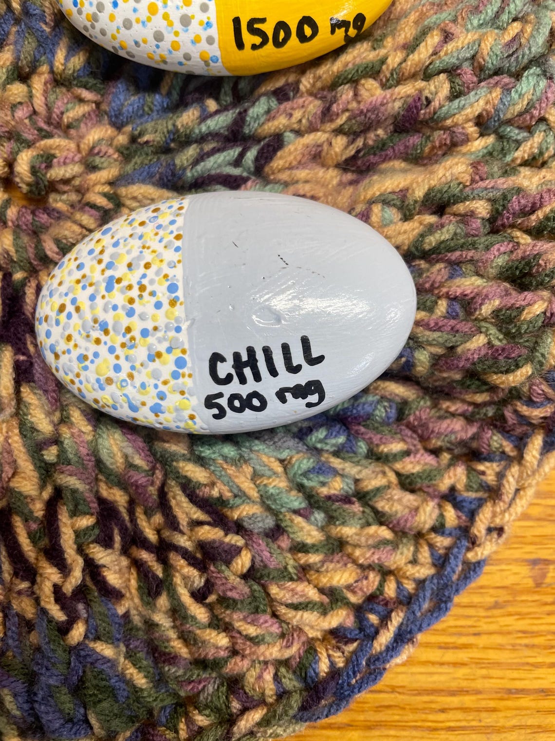 Rocks, Hand Painted Garden Rocks, Chill Pills,office Gifts, Desk ...