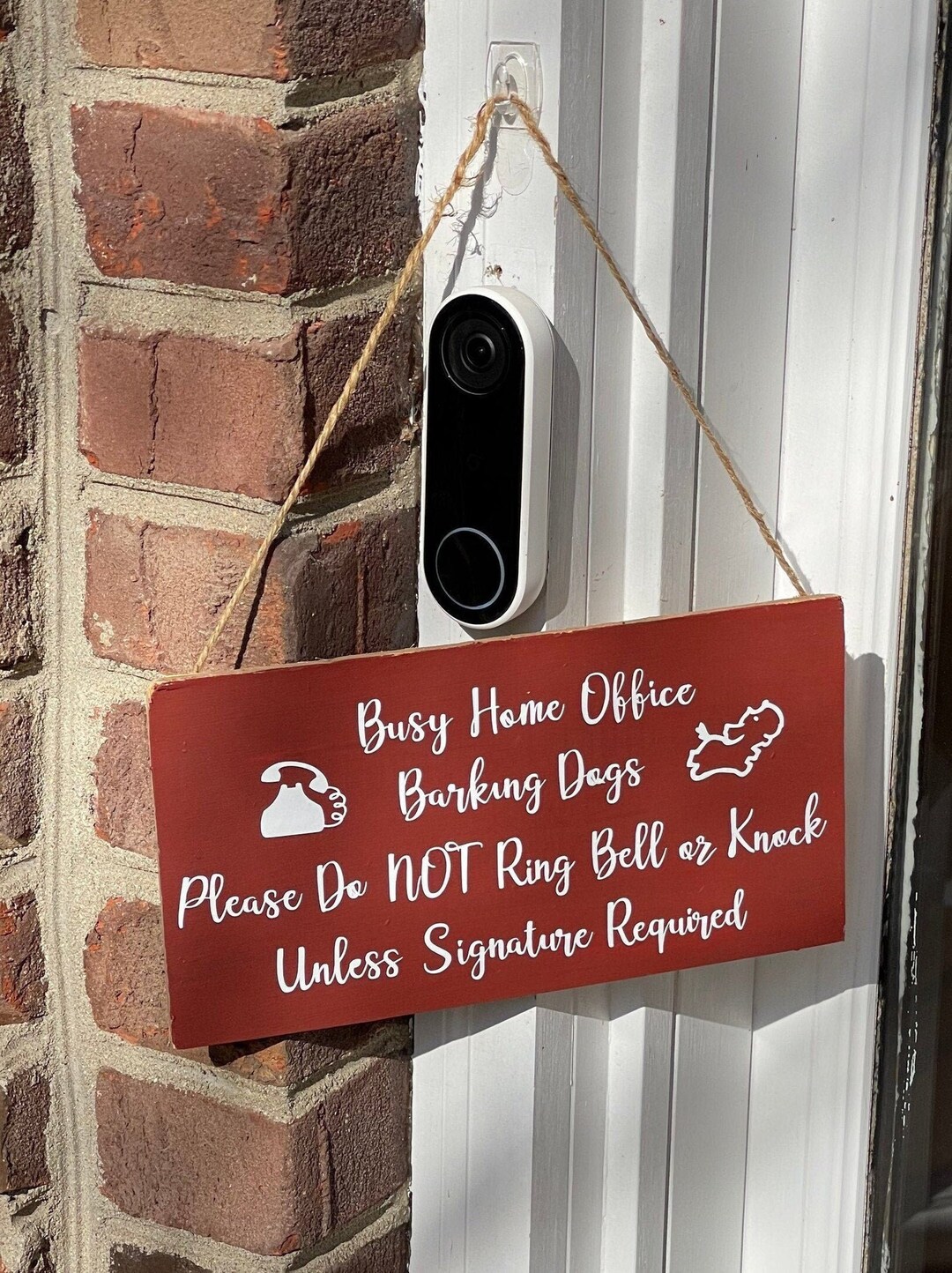 Do Not Disturb, Door Sign, Do Not Knock or Ring Bell Door Sign, Home ...
