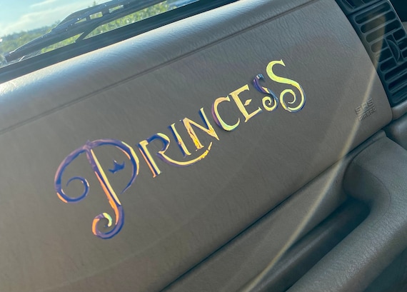 Princess Permanent Vinyl Sticker Car Vinyl Vinyl Stickers - Etsy