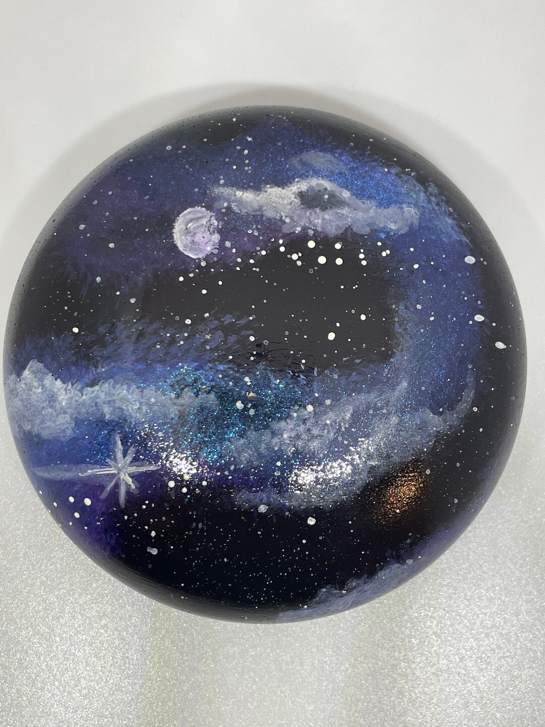 Rocks, Space Themed Rocks, Handpainted Galaxy, Stars and Moon, Night ...