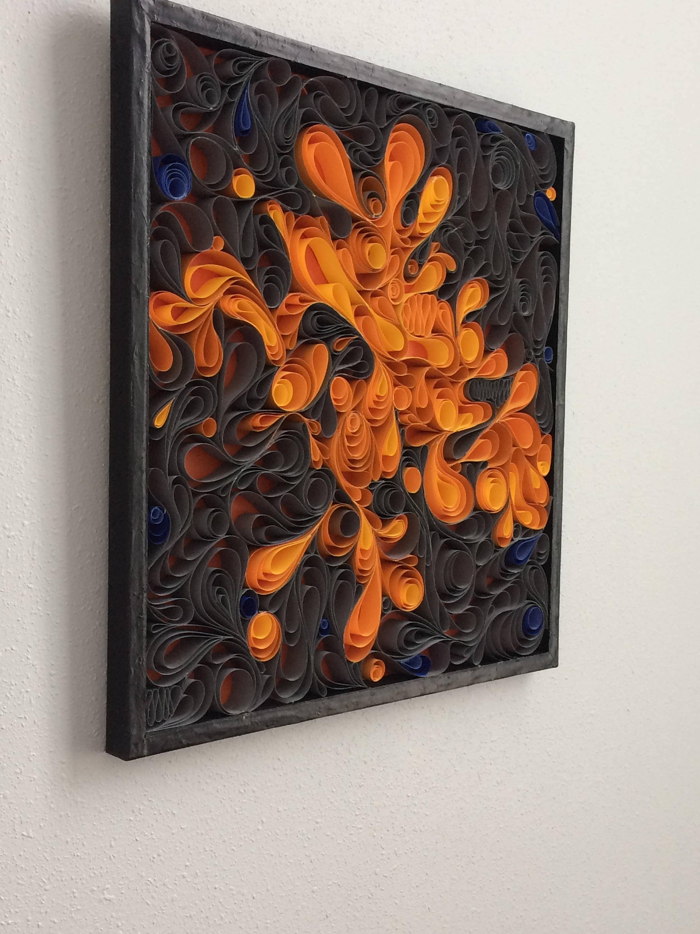 Modern Art Quilling on Canvas - Etsy