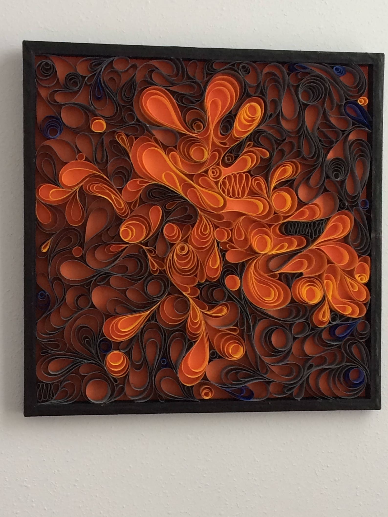 Modern Art Quilling on Canvas - Etsy