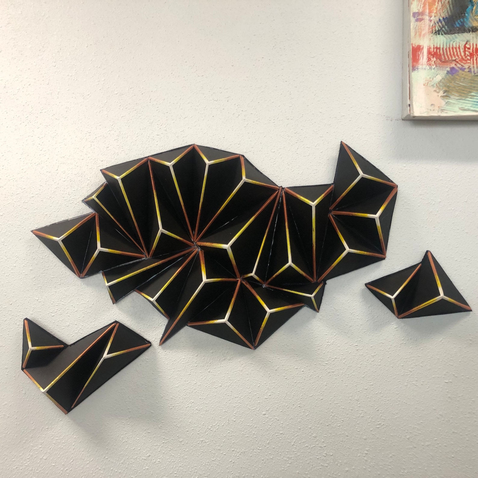 3D Geometric Paper Wall Art Can Be Custom Made and Sized to - Etsy