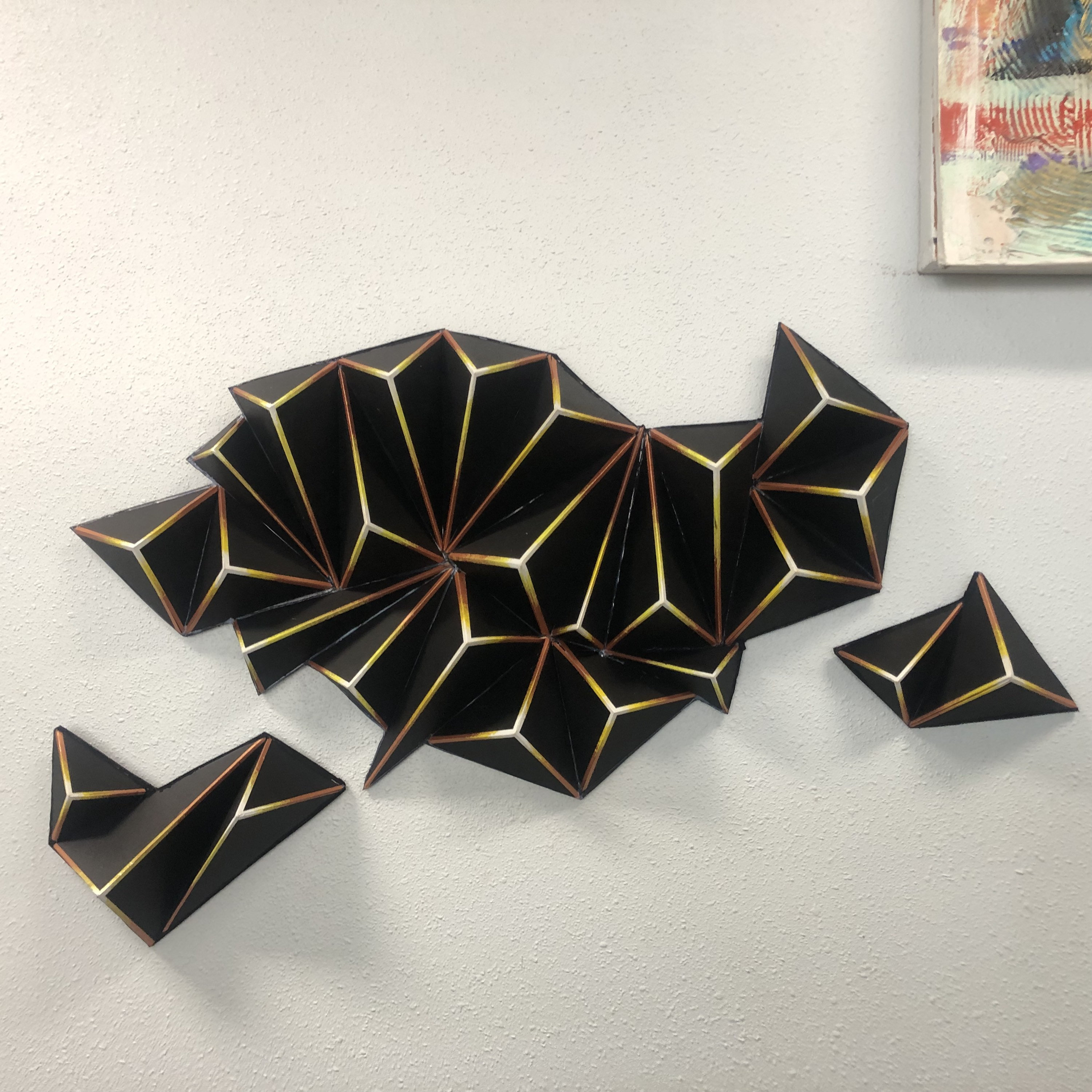 3D Geometric Paper Wall Art Can Be Custom Made and Sized to - Etsy Canada