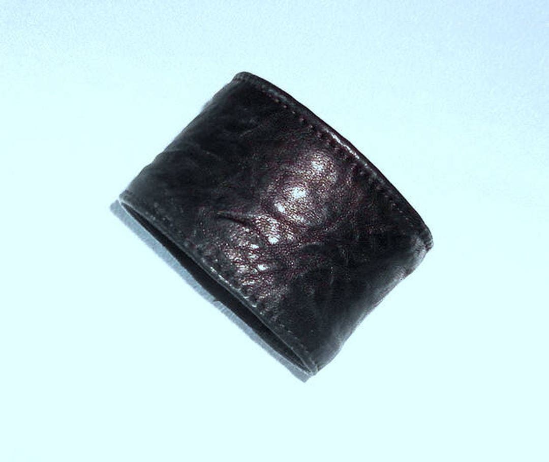 Leather Bracelet With Crash Structure Wallet Women Men Wrist Wallet ...