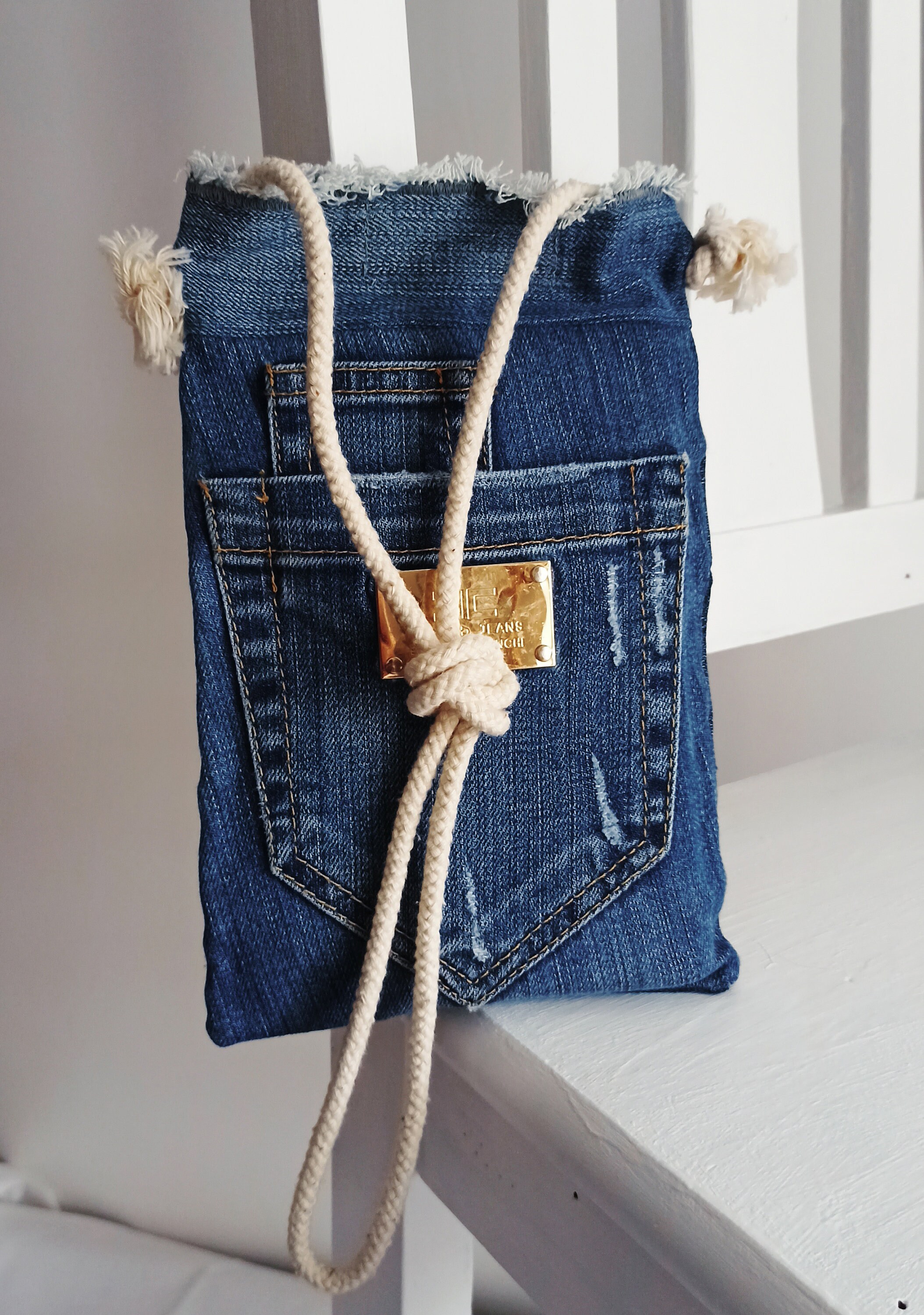 Denim Bag, Handmade Bag, Crossbody Bag, Blue Bag, Small Bag, Denim Bag ...