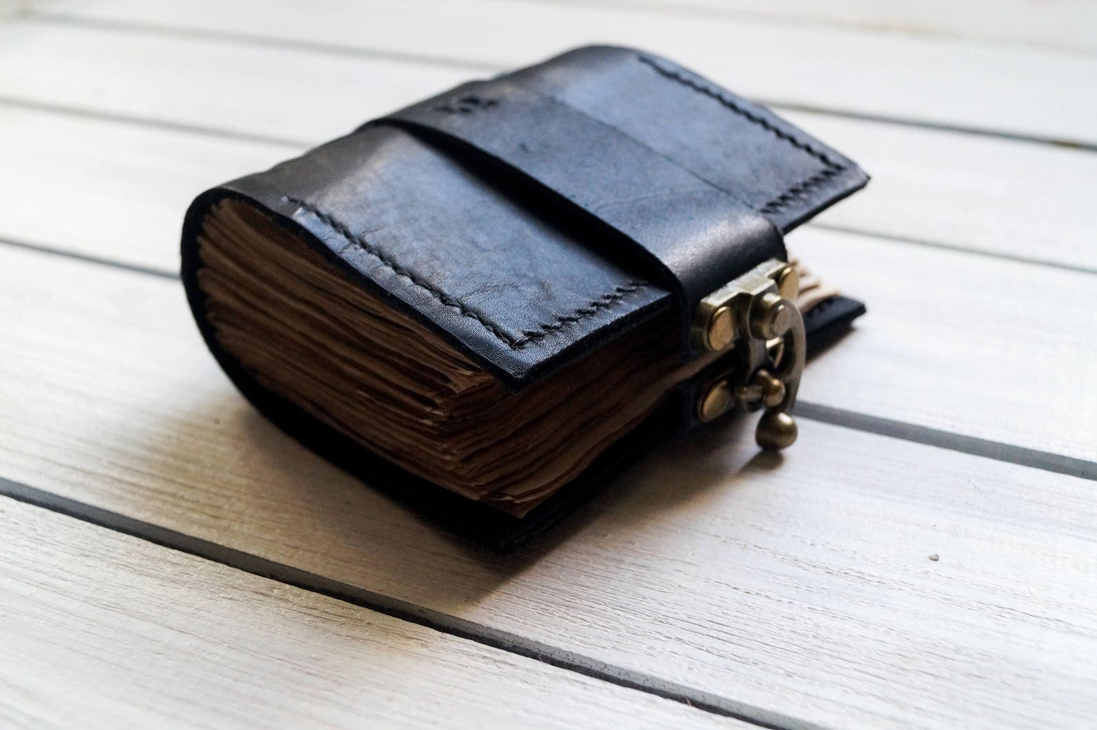 Leather Notepad Leather Journal Leather Diary Travel | Etsy