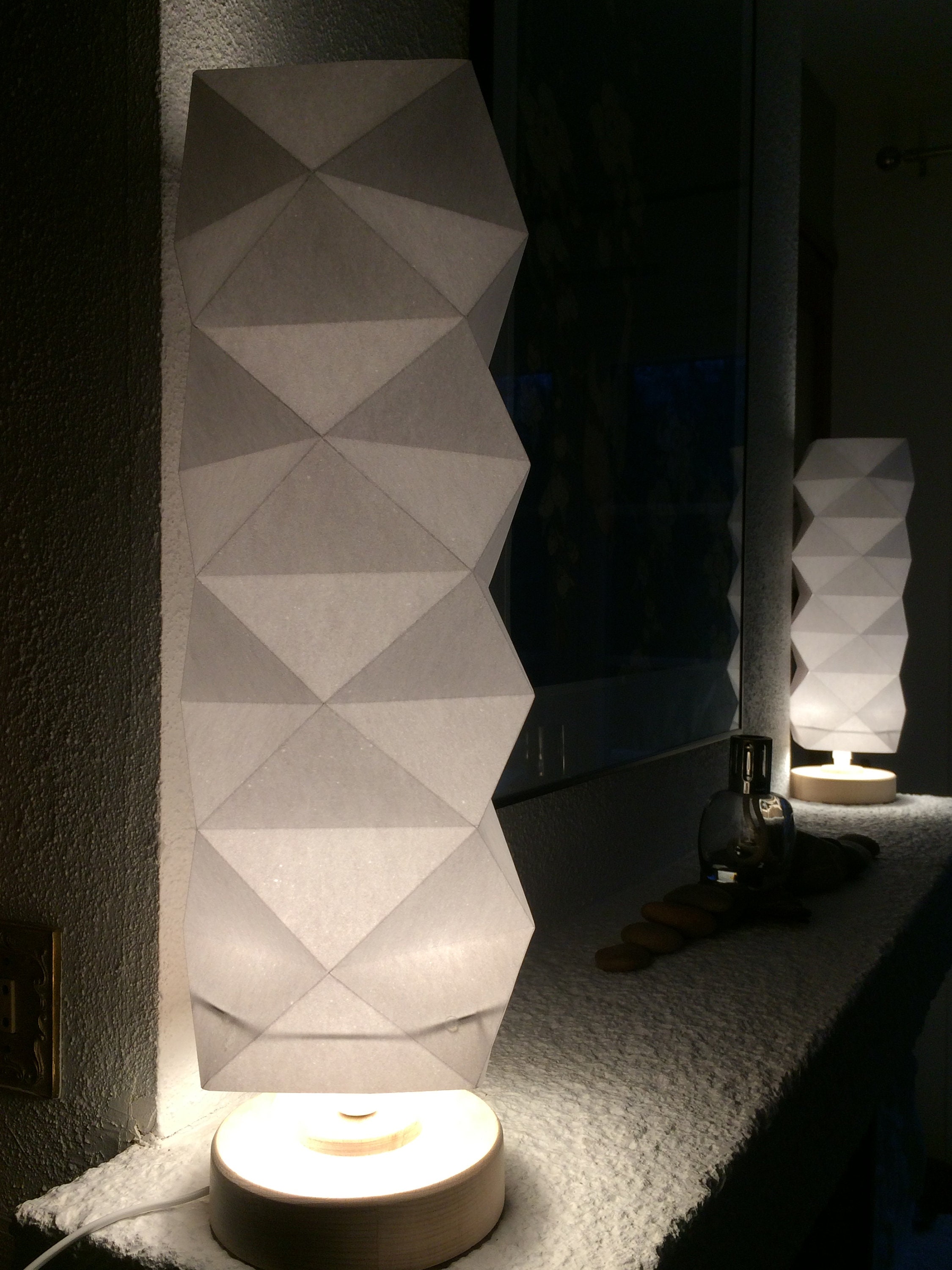 ORIGAMI COLUMN LAMP - Etsy