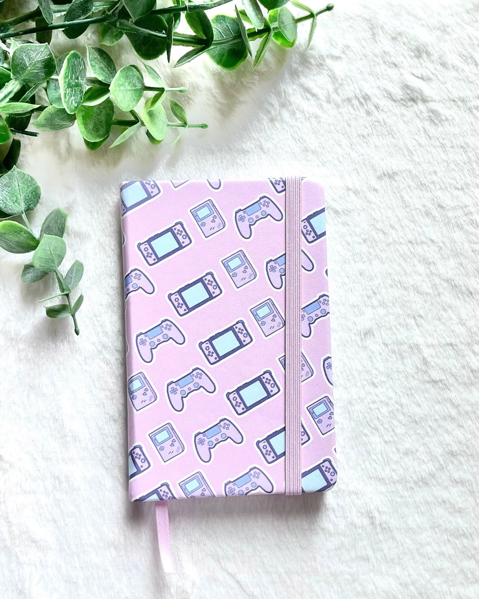Pink Gamer Girl Notebook Sketchbook Pastel Cute Adorable - Etsy