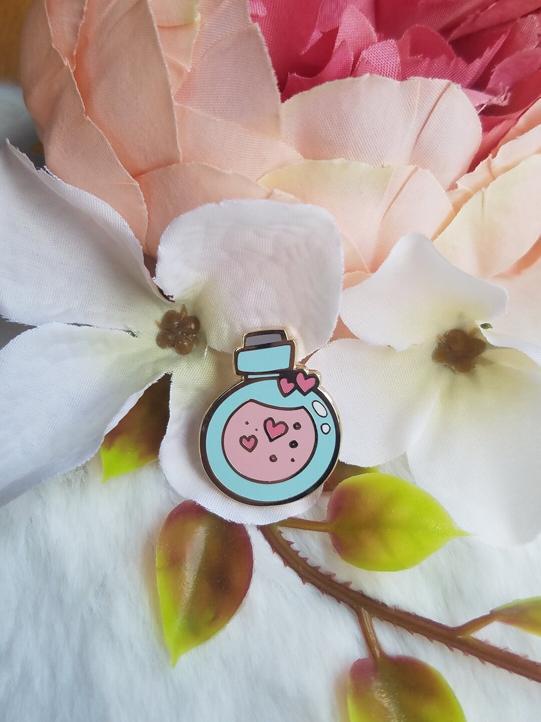 Kawaii Cute Love Potion Pin | Magic Potion, Magical, Witch, Witch ...