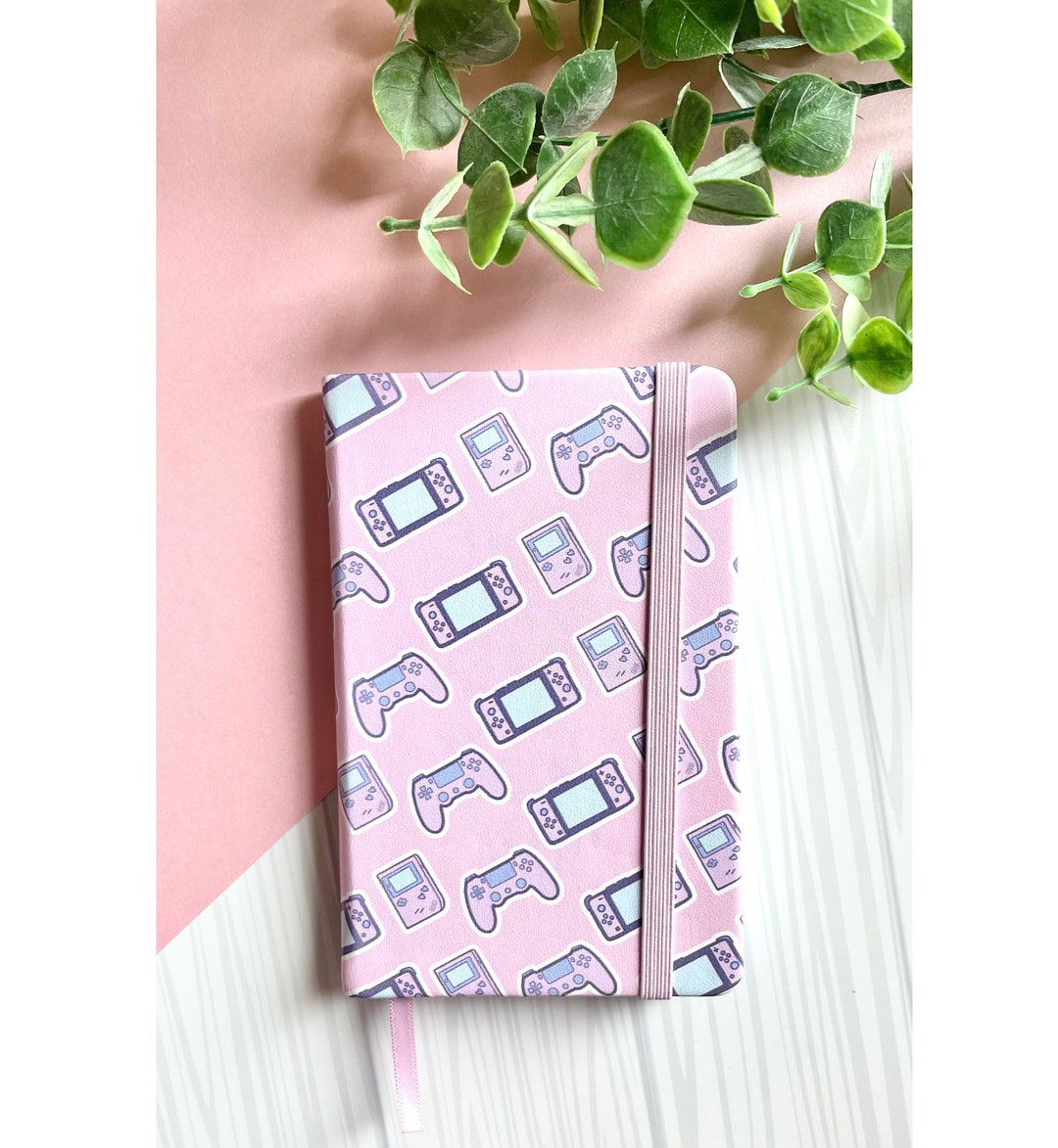 Pink Gamer Girl Notebook Sketchbook | Pastel Cute, Adorable, Cool ...