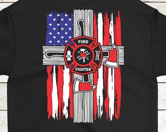 Firefighter t shirts | Etsy