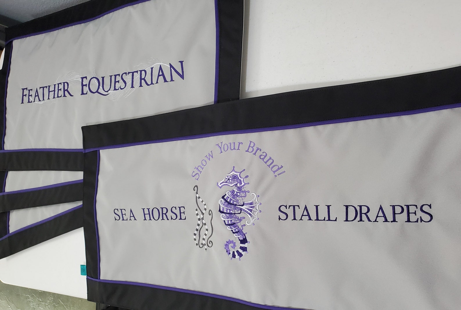 Horse Stall Banners, Various Sizes, Decorative Horse Banners, Barn ...