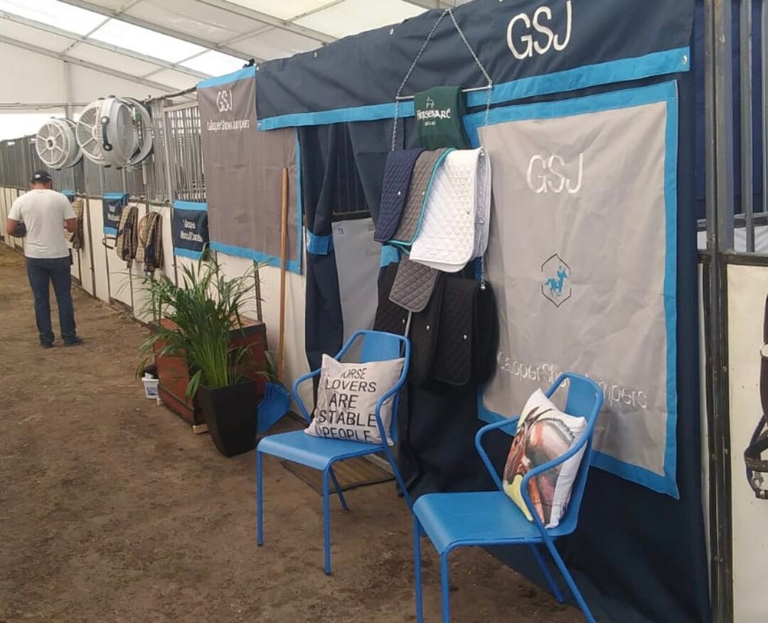Complete Tack Stall Package With Valance & Banner, Tack Stall Front ...