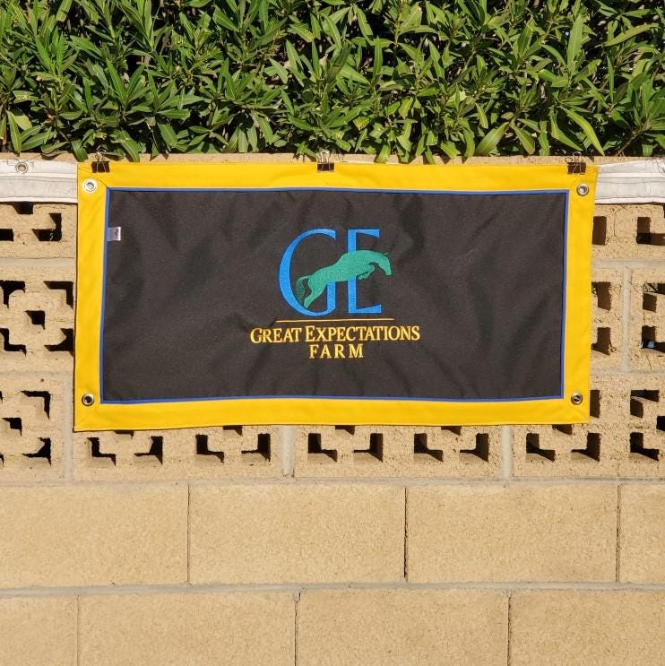 Horse Stall Banners, Various Sizes, Decorative Horse Banners, Barn ...