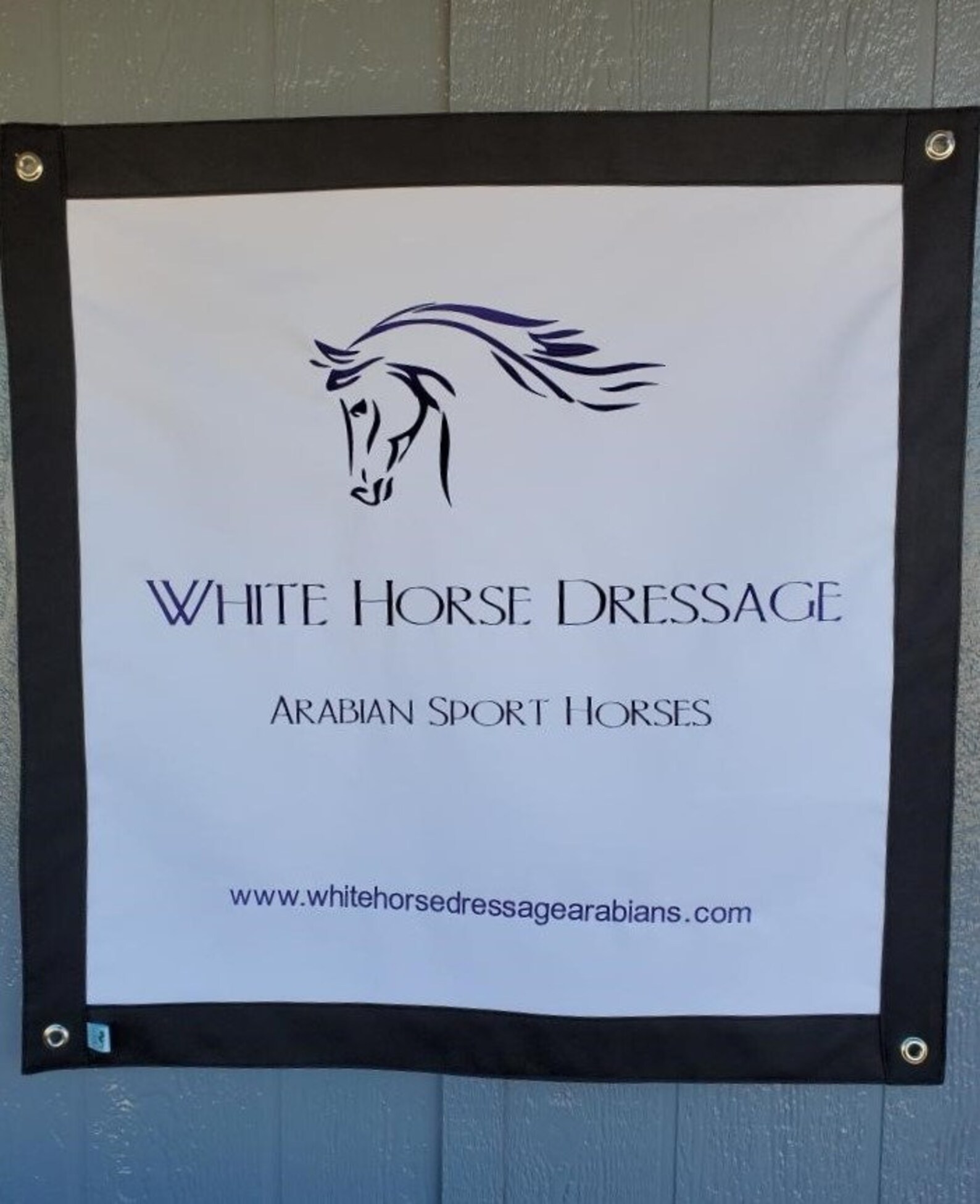 Banner, 3x3, Picture Style Barn Banner, Free Embroidered Lettering ...