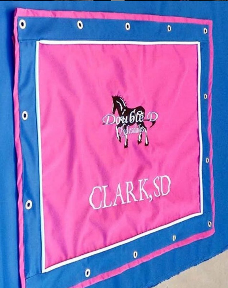 Banner 3x3 Picture Style Barn Banner Free Embroidered - Etsy