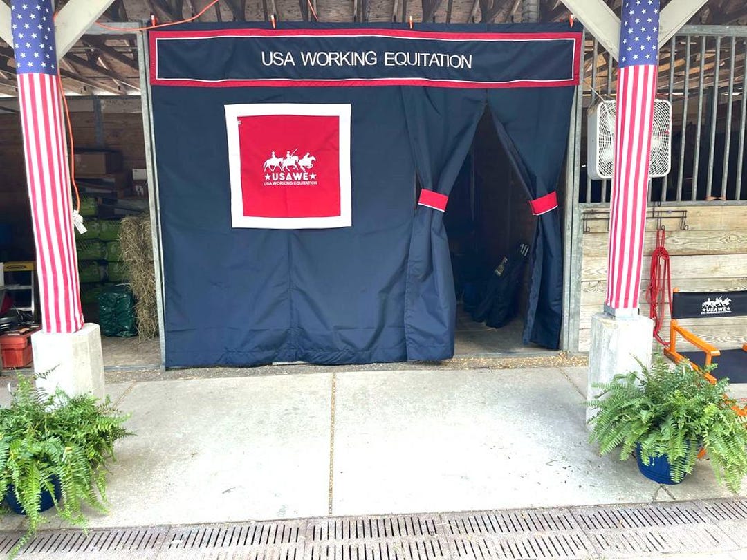 Complete Tack Stall Package With Valance & Banner, Tack Stall Front ...
