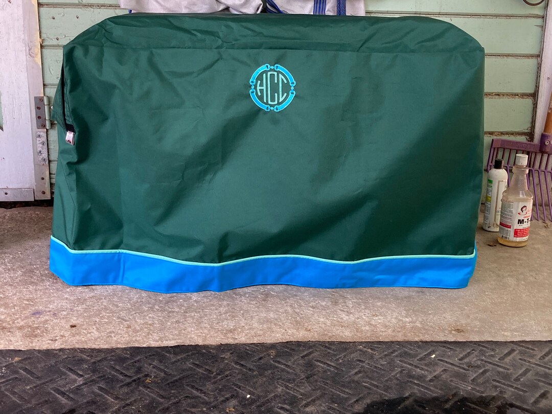 Tack Box Cover, Free Embroidered Lettering or Monogram, Horse Trunk ...
