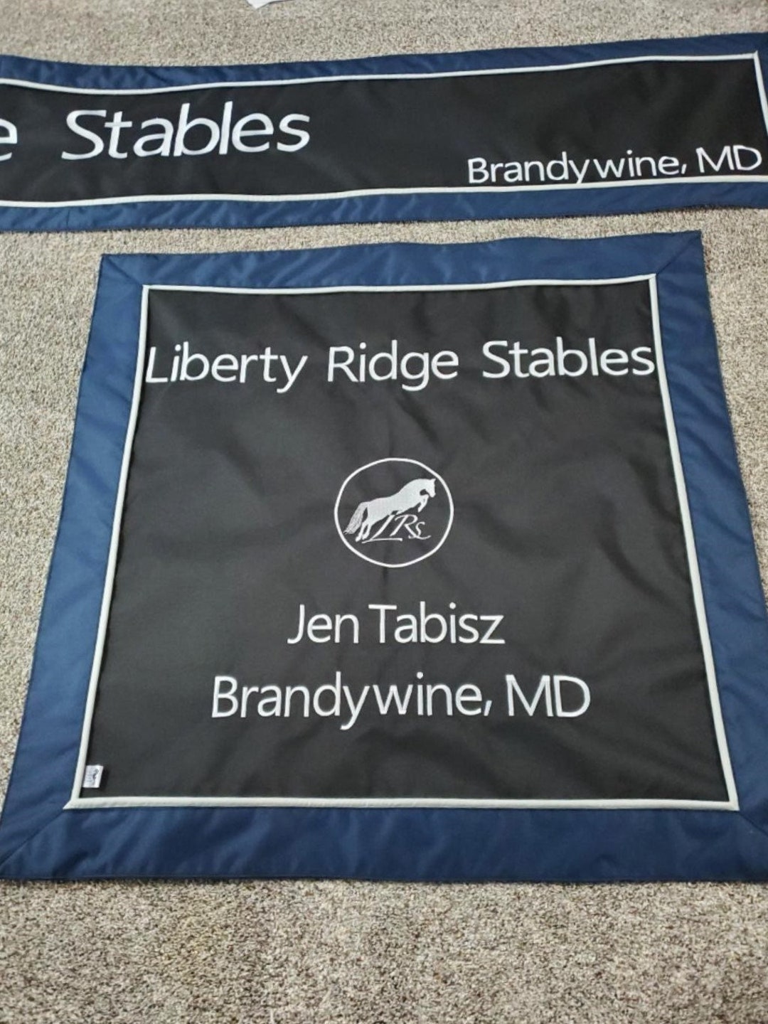 Quick & Easy Package Valance and Banner Horse Stall Pkg - Etsy