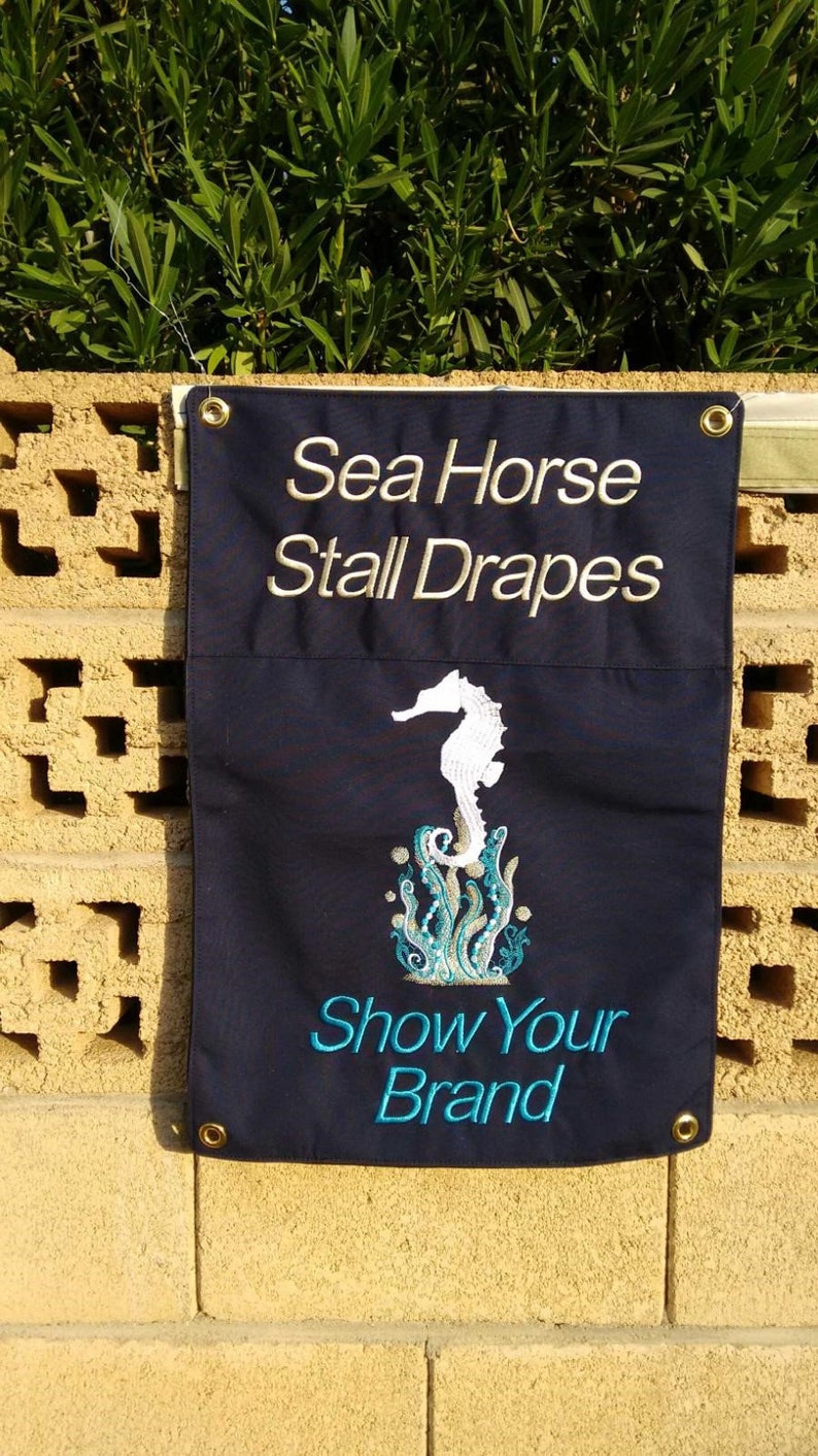 Banner 4x6 Stall Front Barn Banner Free Embroidered - Etsy