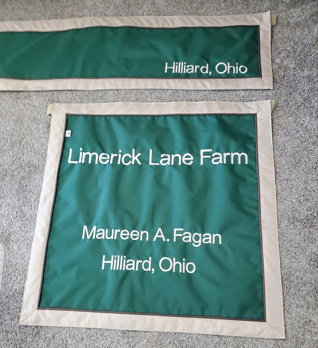Quick & Easy Package, Valance and Banner, Horse Stall Pkg, 10' or 12 ...