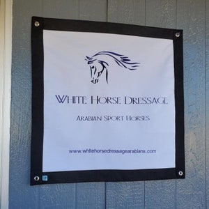 Horse Stall Banners, Various Sizes, Decorative Horse Banners, Barn ...