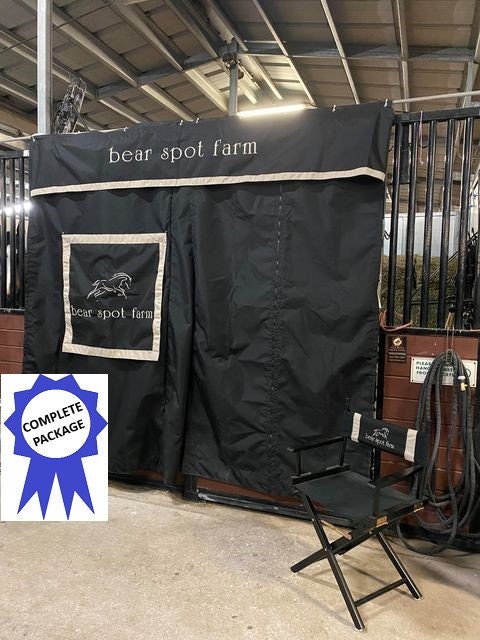 Complete Tack Stall Package With Valance & Banner Tack Stall - Etsy