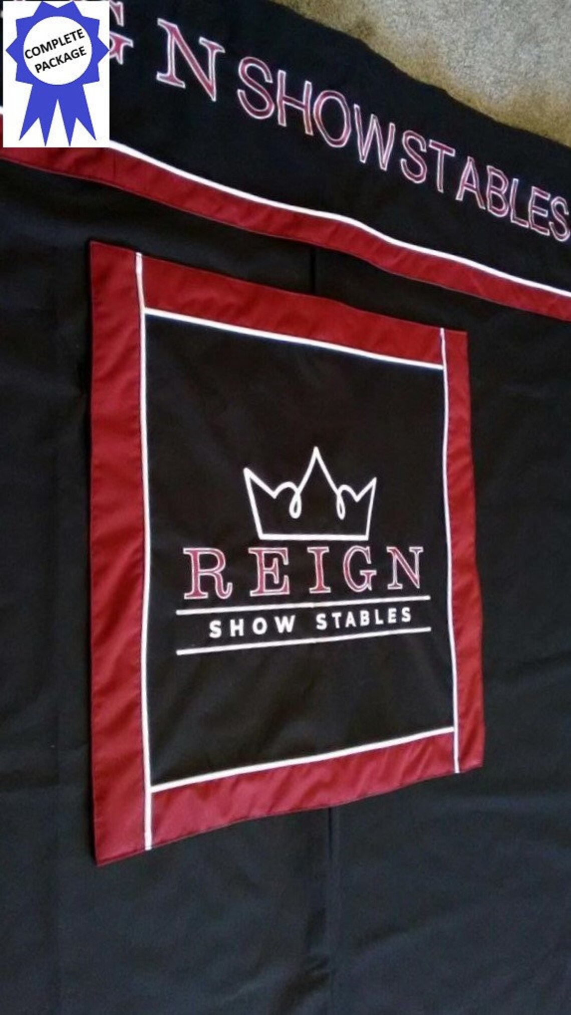 Banner Valance Wall Drape Complete Wall Drape Package With - Etsy